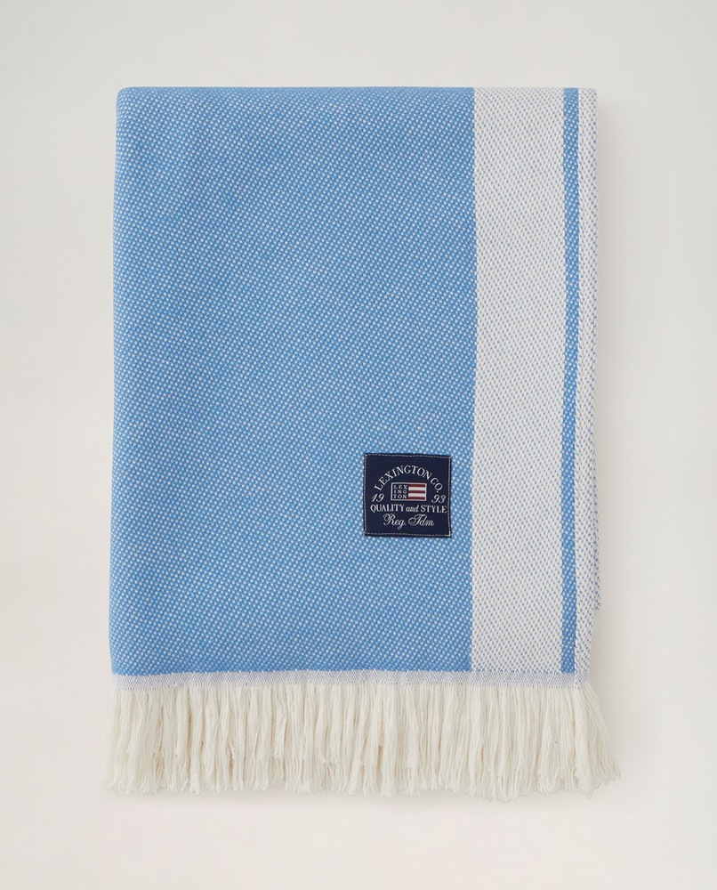 Striped recycled throw | Lexington